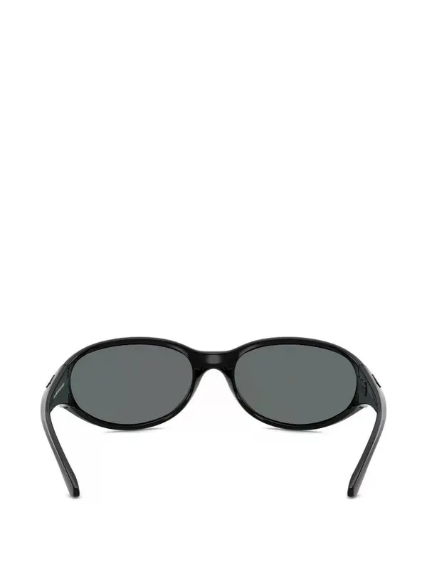 ARNETTE Raven Oval-frame Sunglasses - Black