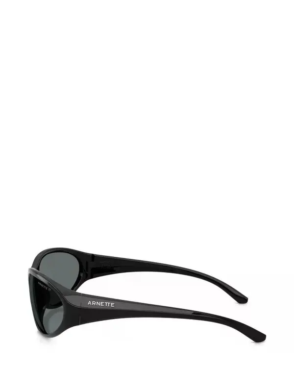 ARNETTE Raven Oval-frame Sunglasses - Black