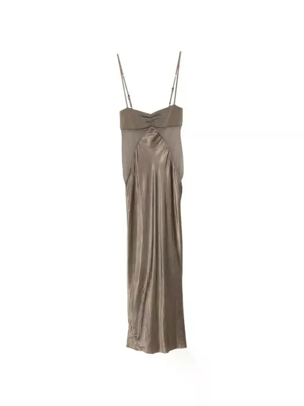 Rick Owens Sheer Panelled Dress - Neutrals