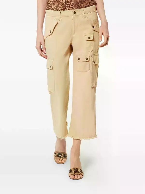 Isabel Marant Étoile Josefine Flap-pockets Cargo Pants - Neutrals