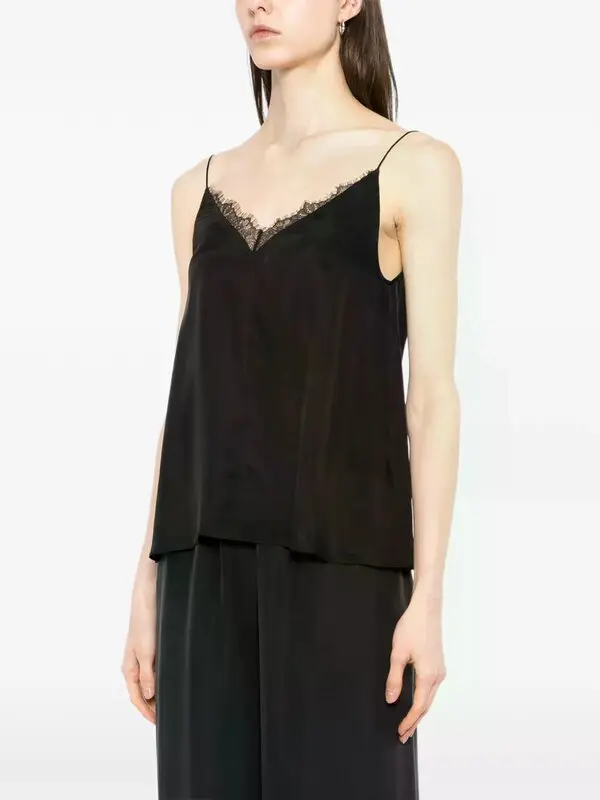 YEAREAST Lace V-neck Top
