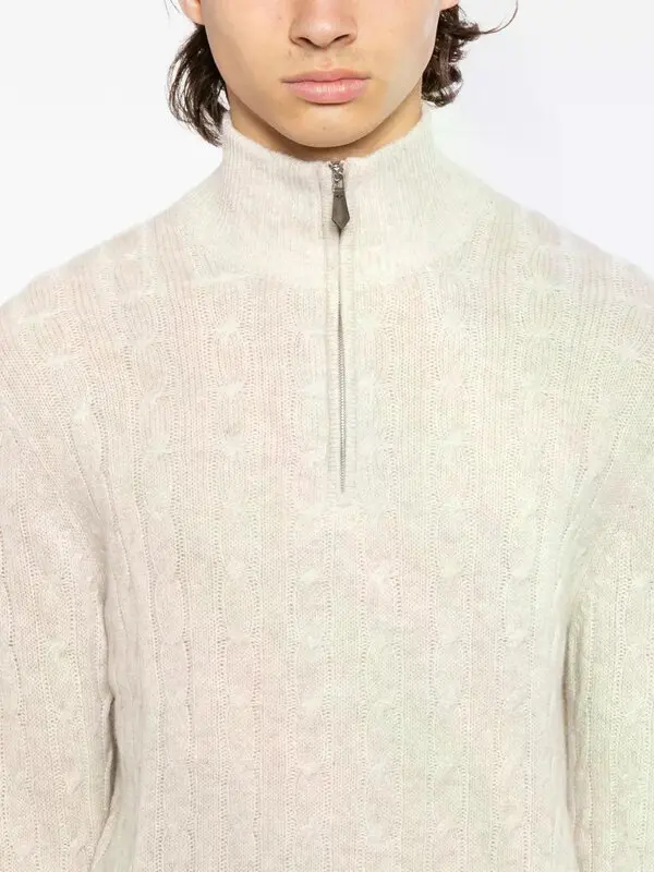 N.peal Albemarle Sweater - Neutrals