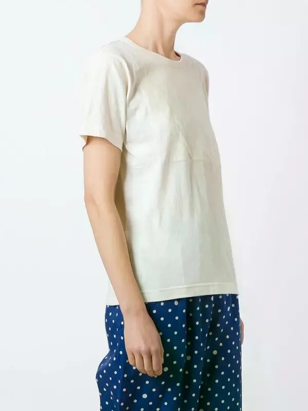 Comme Des Garçons Short Sleeve Crewneck T-shirt With Draped Detailing