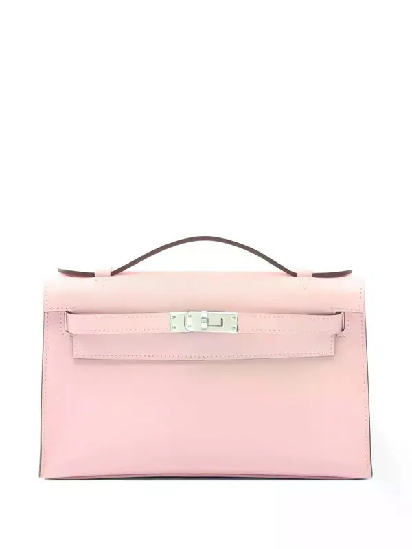 Hermès 2025 Mini Kelly Leather Tote Bag - Pink