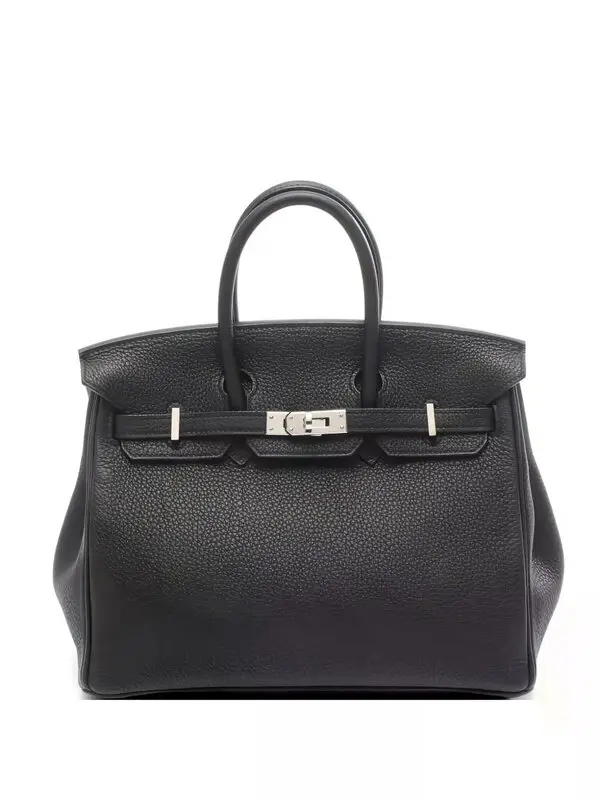 Hermès 2016 Birkin Grained Leather Handbag - Black