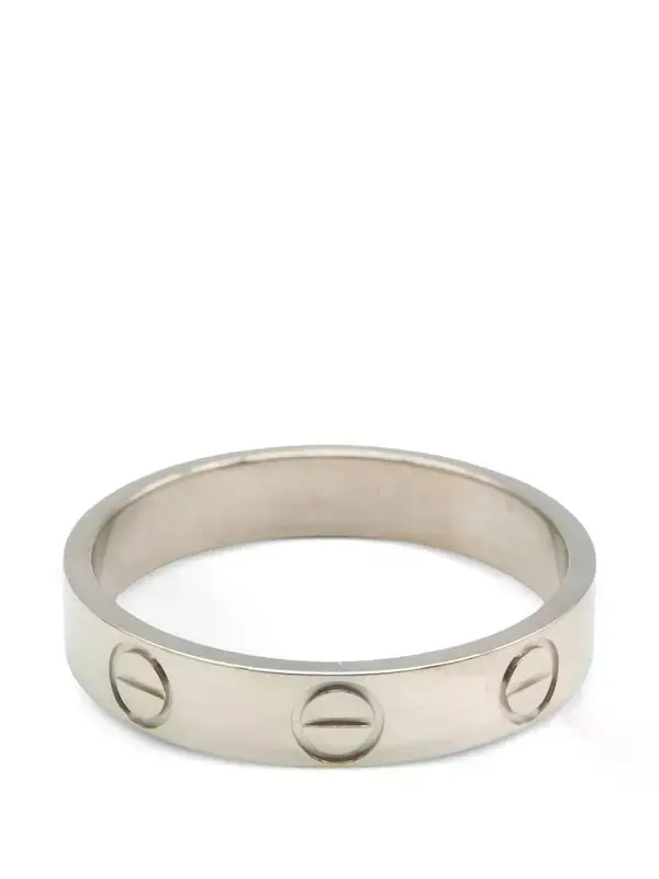 CARTIER 10s Screw Motif Ring - Silver