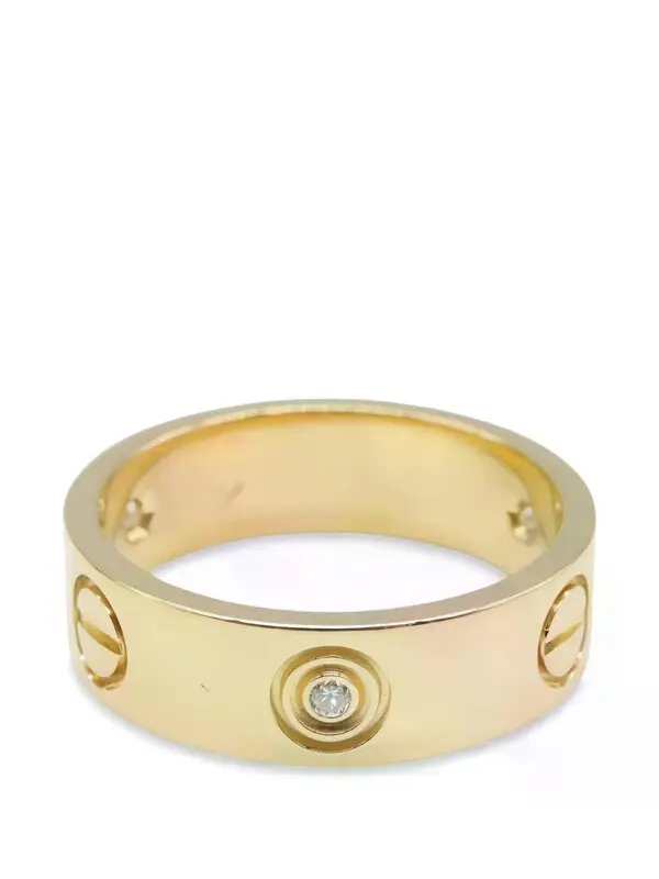 CARTIER 18k Diamond Love Ring - Gold