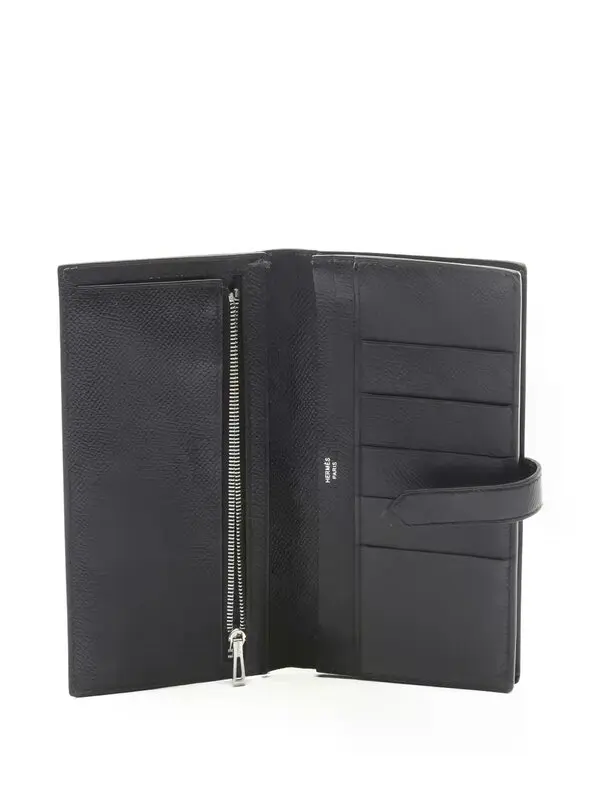 Hermès 2022 Bearn Soufflet Bi-fold Leather Wallet