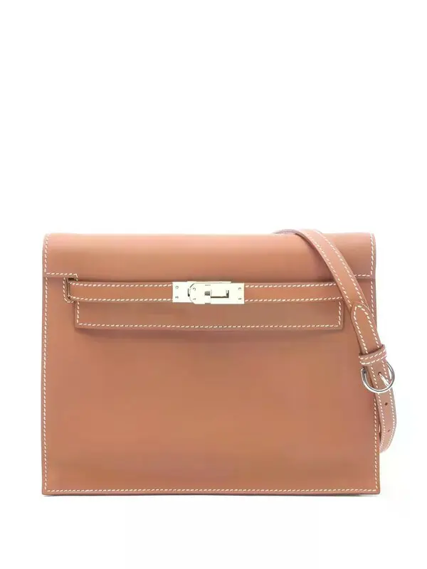 Hermès 2022 Kelly Dance Ii Leather Shoulder Bag - Neutrals
