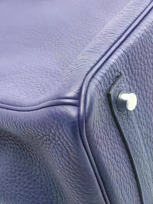 Hermès 2019 30 Officier Birkin Handbag - Blue