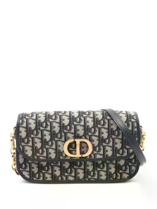 Dior 2010s 30 Montaigne Oblique Chain Bag