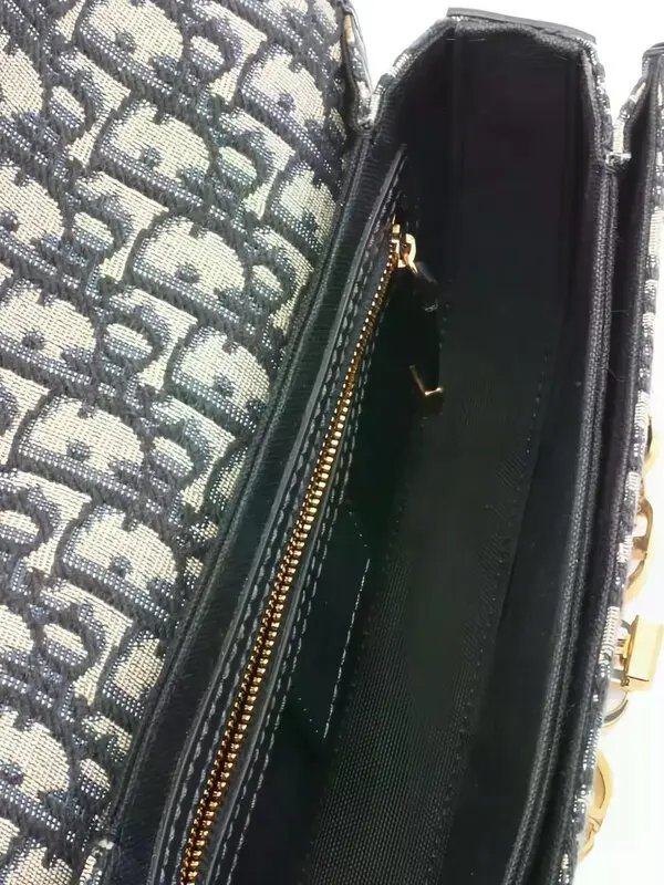 Dior 2010s 30 Montaigne Oblique Chain Bag