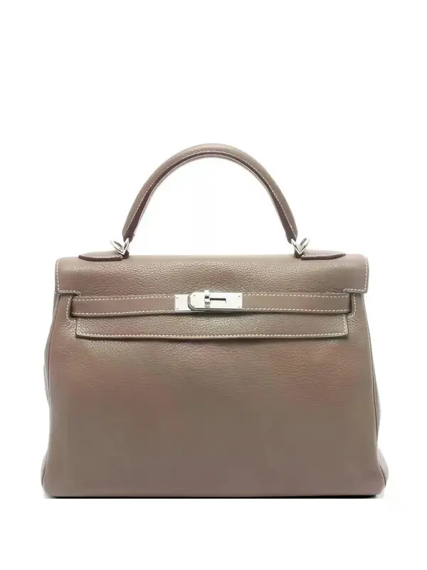 Hermès 2008 Kelly 32 Tote Bag - Grey