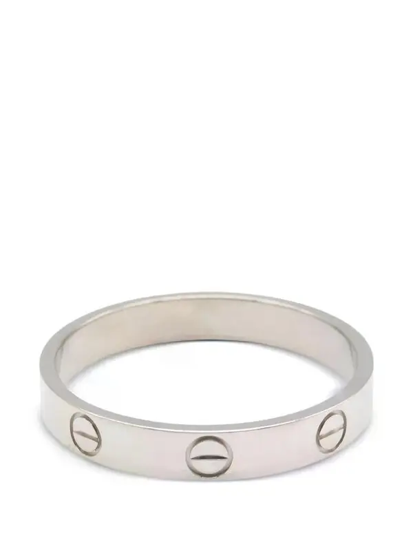 CARTIER 2010s Mini Love Ring - Silver