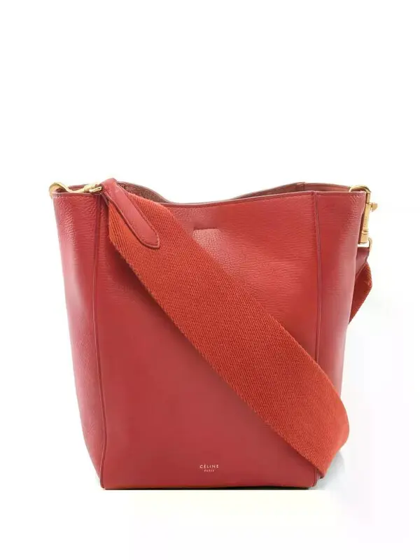 Celine 2000s Small Sangle Leather Shoulder Bag