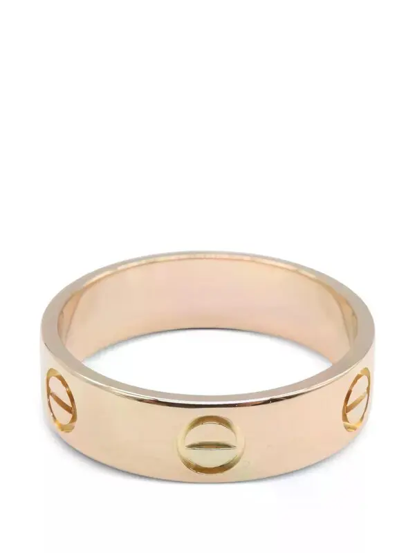 CARTIER 2010s 18k Gold Love Ring - Pink