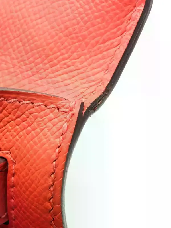 Hermès Kelly 28 Grained Leather Handbag - Orange