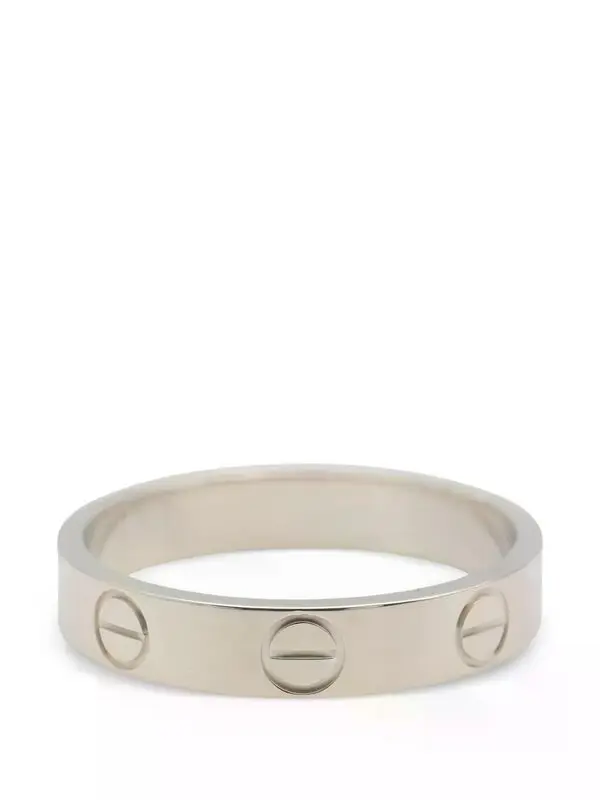 CARTIER 2010s Love Screw-motif Ring - Silver