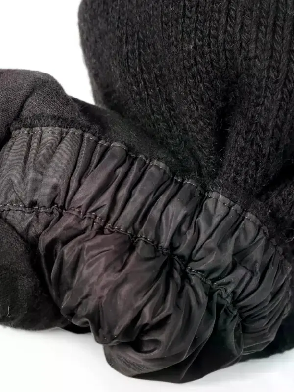 Prada 2000s Wool-cashmere Blend Hooded Puffer Jacket