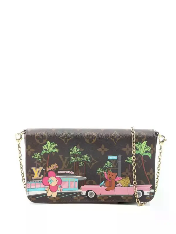 LOUIS VUITTON 2021 Félicie Monogram Shoulder Bag - Brown