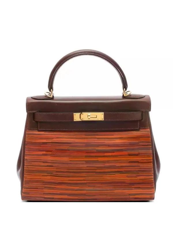 Hermès 2001 Kelly Leather Handbag - Brown