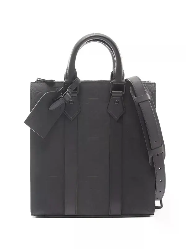 LOUIS VUITTON 2021 Sac Plat Monogram Tote - Black