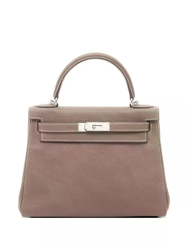 Hermès 2019 Calf Leather Handbag - Brown