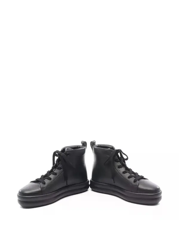 Hermès 2020s High-cut Leather Sneakers