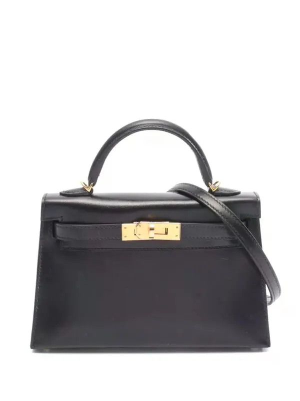 Hermès 2024 Mini Kelly Handbag - Black