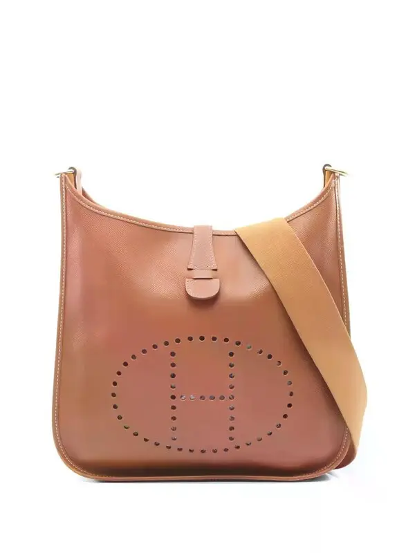 Hermès 1998 Gm Evelyn 1 Leather Cross Body Bag - Neutrals
