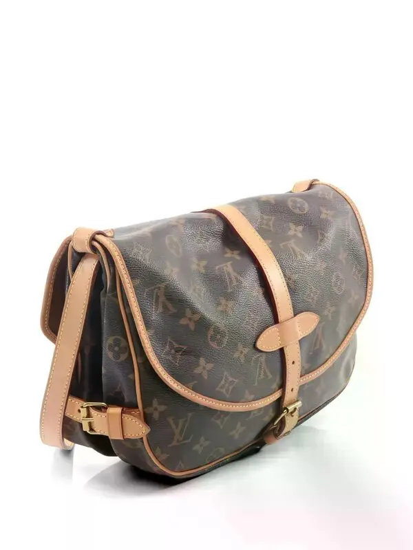 LOUIS VUITTON 2011 Saumur 30 Monogram Shoulder Bag - Brown