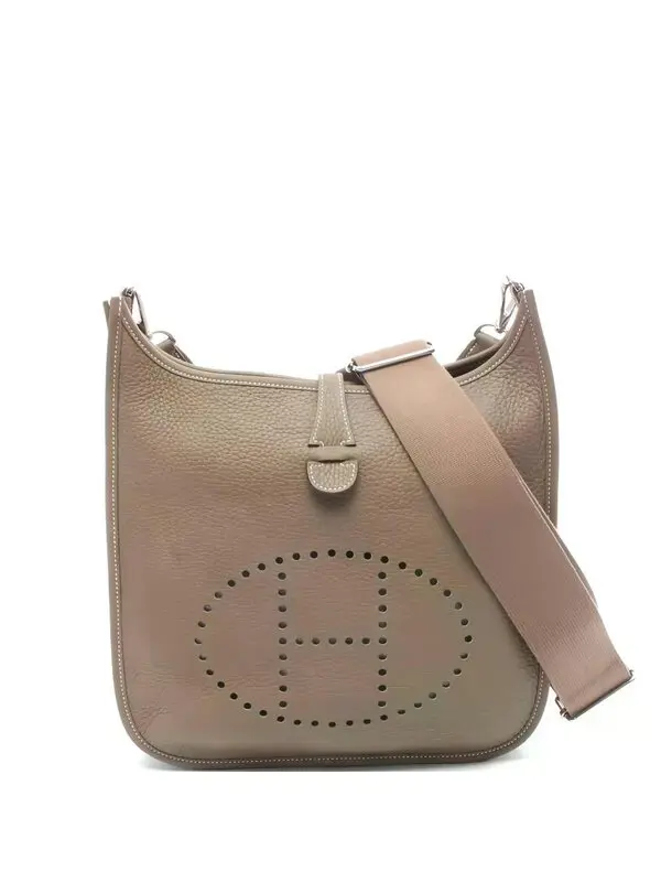 Hermès 2025 Pm Evelyn 3 Leather Cross Body Bag - Neutrals