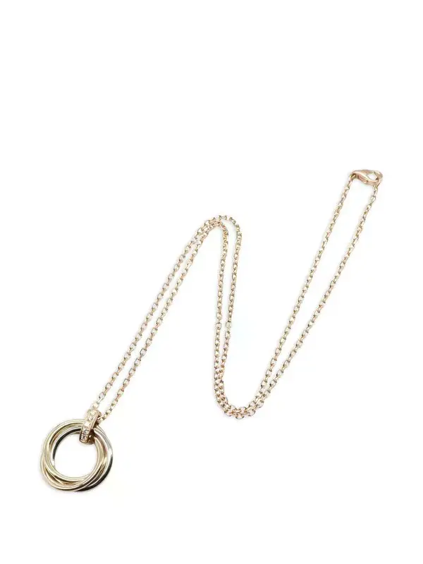 CARTIER 2010s Trinity Diamond Necklace - Gold
