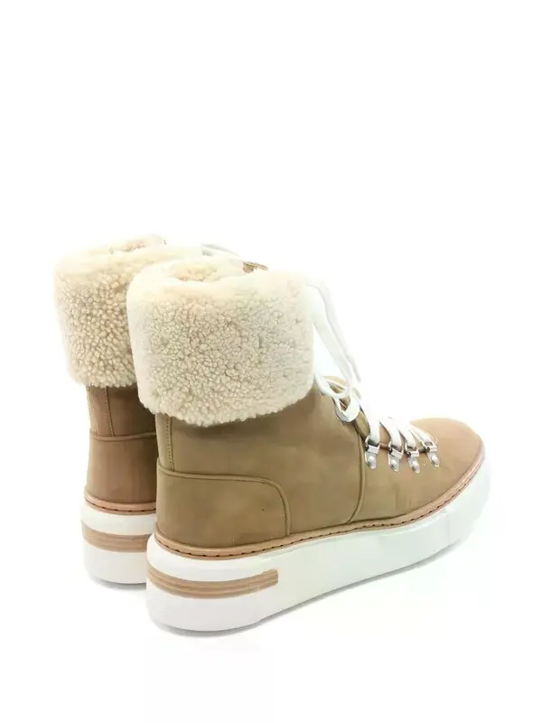 Hermès 2010s Flocon Boots - Neutrals