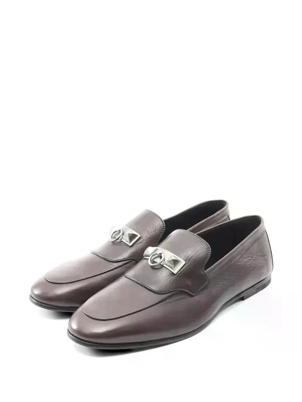 Hermès Corridian Leather Loafers