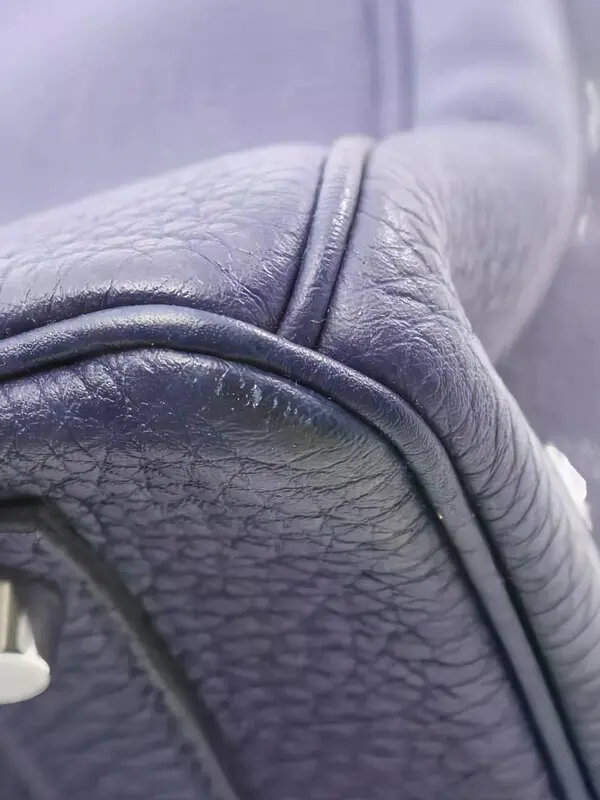 Hermès 2018 30 Birkin Leather Tote - Blue
