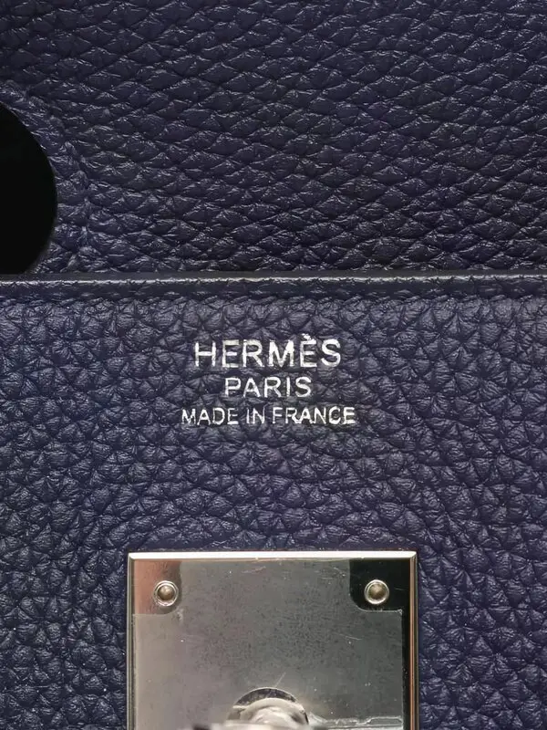 Hermès 2018 30 Birkin Leather Tote - Blue