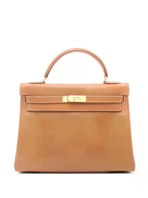 Hermès 1995 32 Kelly Top-handle Leather Tote Bag
