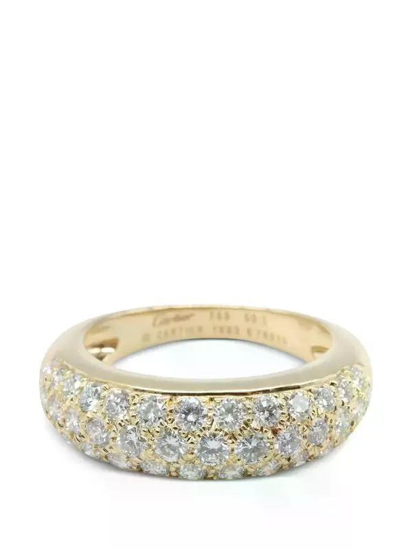 CARTIER 1993 Mimi Star Diamond Ring - Gold