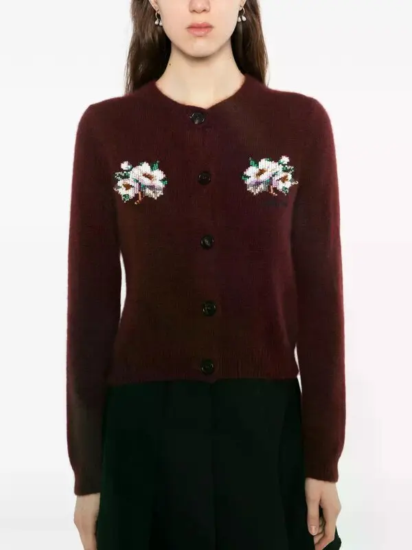 SHUSHU/TONG Bead-embellished Cardigan