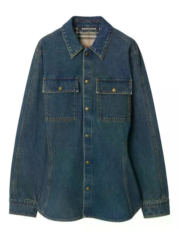 Burberry Fit-and-flare Denim Shirt