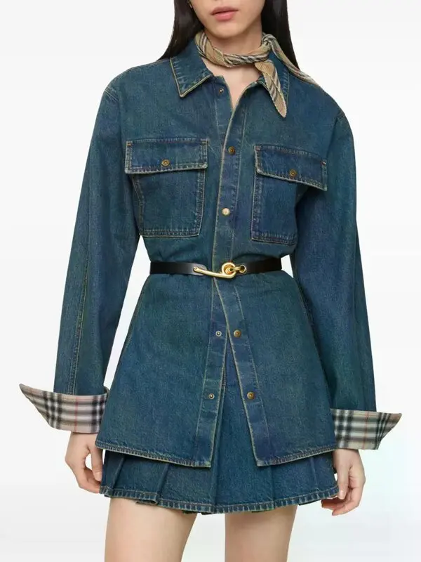 Burberry Fit-and-flare Denim Shirt