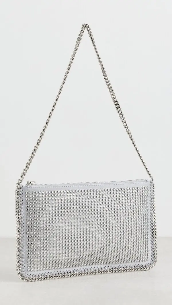 Stella McCartney Falabella Crystal Shoulder Bag - Silver