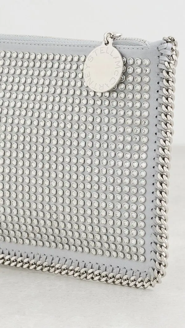 Stella McCartney Falabella Crystal Shoulder Bag - Silver