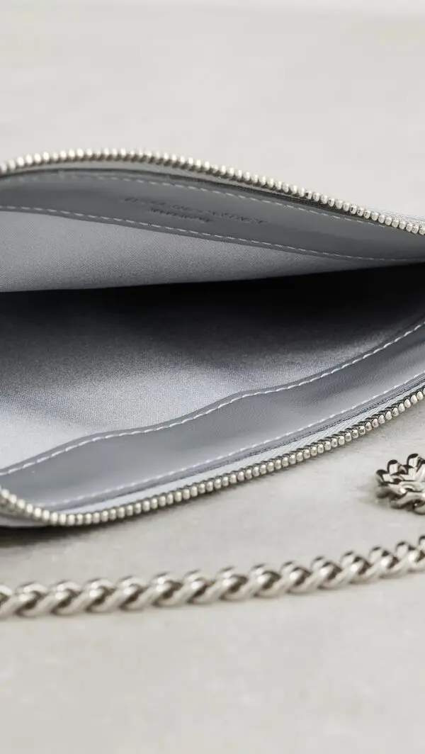 Stella McCartney Falabella Crystal Shoulder Bag - Silver