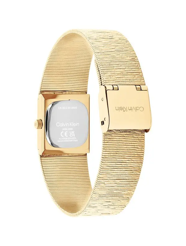 Calvin Klein Textured Dial Mesh Bracelet Watch