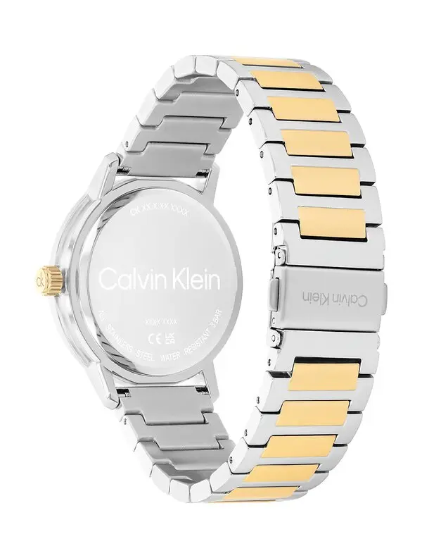 Calvin Klein Multifunction Link Bracelet Watch - Two Tone