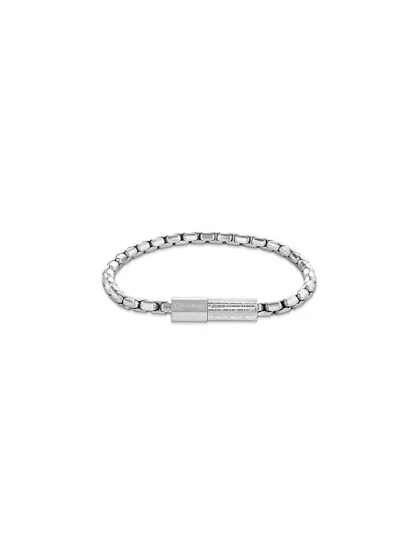 Calvin Klein Contoured Link Bracelet - Silver