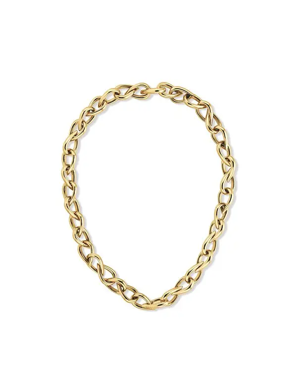 Calvin Klein Sculptural Link Necklace - Gold