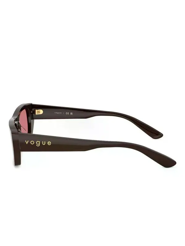 VOGUE EYEWEAR Rectangle-frame Sunglasses - Brown
